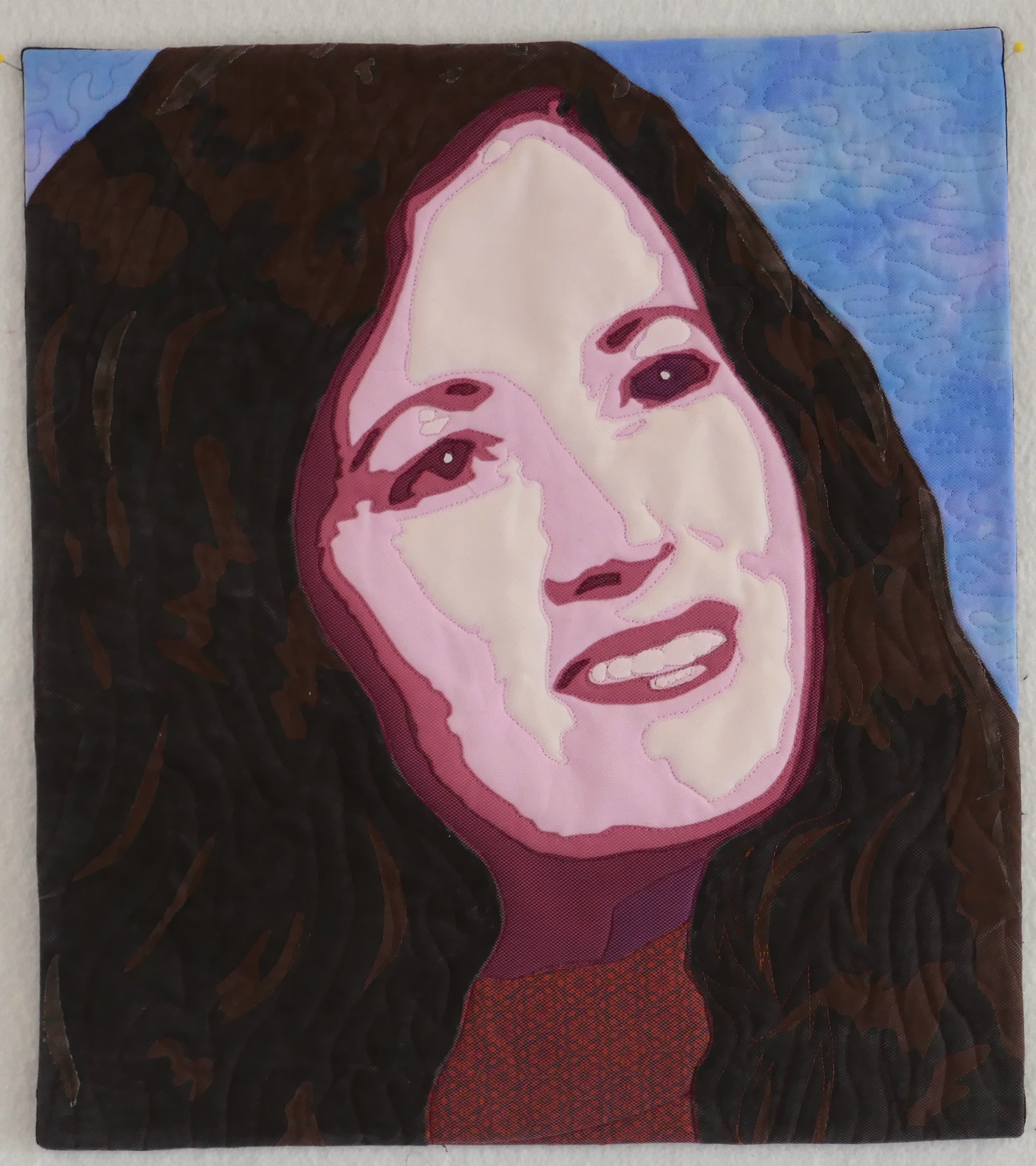 Fused Applique Portrait Quilts | Mystery Bay Quilt Design