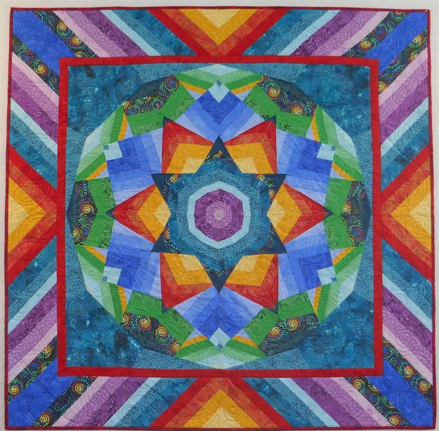 Kool Kaleidoscope quilt | Mystery Bay Quilt Design